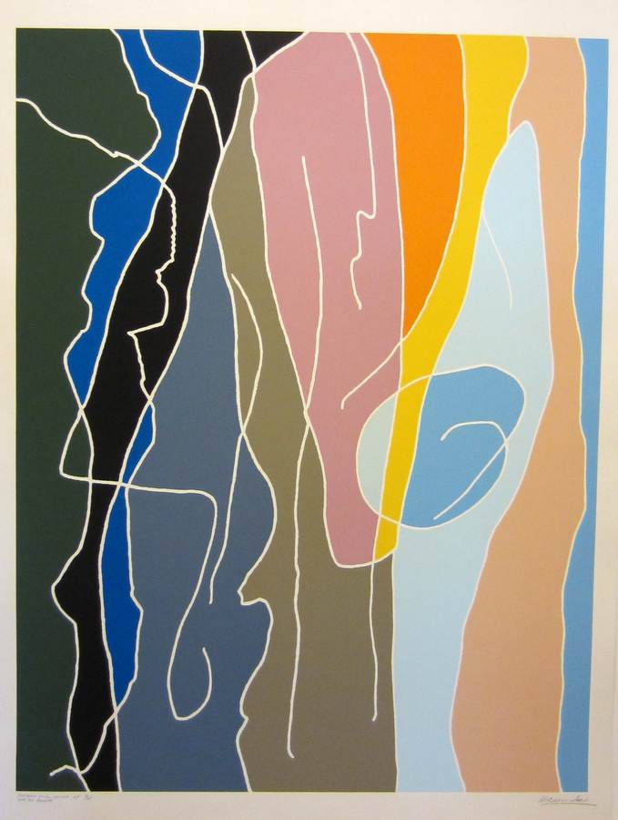 The Artist and His Palette a silkscreen by Arthur Secunda - 8 decades ...