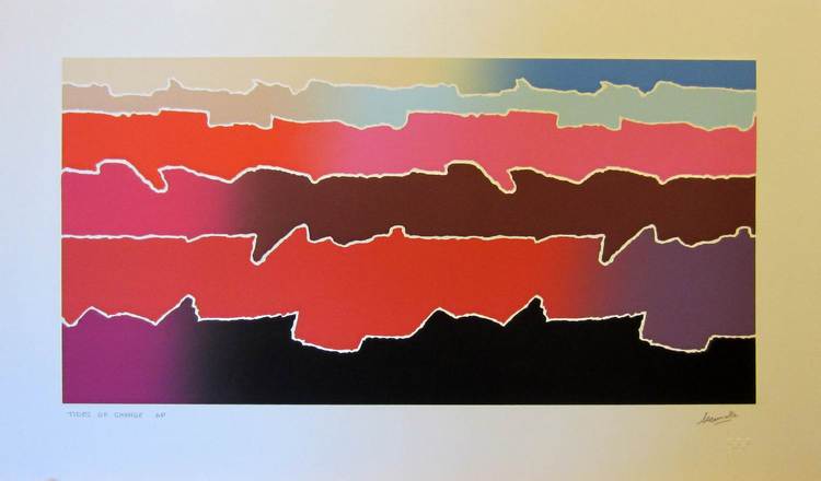 Tides of Change a silkscreen by Arthur Secunda - 8 decades of Fine Art ...